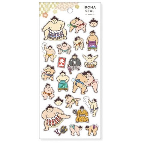 Sumo Japanese Mini Sticker Sheet — Two Hands Paperie