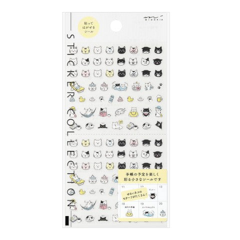 Japanese Mini Stickers- Cats — Two Hands Paperie
