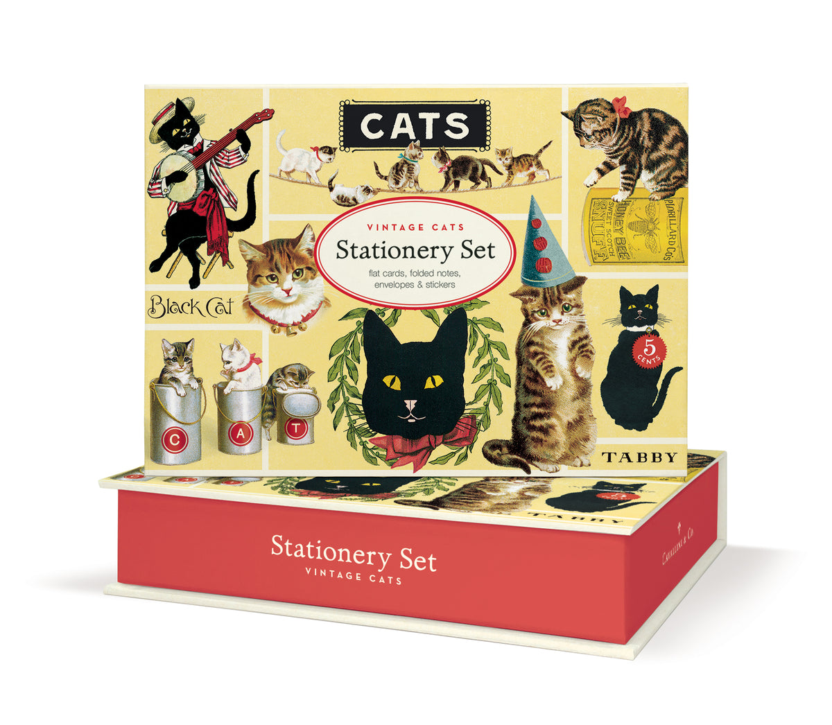 Cavallini & Co. Vintage Cats Stationery Set — Two Hands Paperie