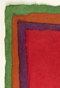 Solid Color Lokta Paper- Terra Cotta — Two Hands Paperie